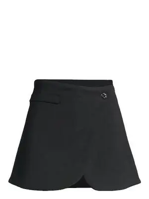 Coperni Mini Wrap Skirt - Black