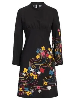 Moschino Mini Flared Dress - Black
