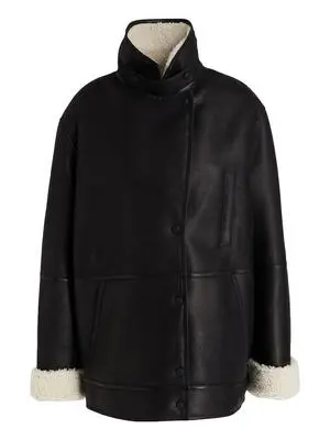 YVES SALOMON Shearling Jacket - Black