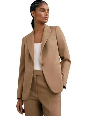 REISS Suit Jacket - Camel