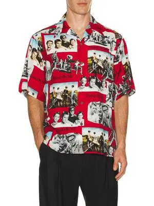 WACKO MARIA Stand Me Hawaiian Shirt - Red