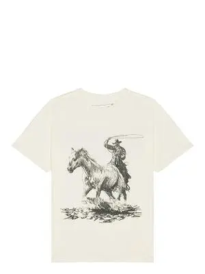 ONE OF THESE DAYS Reward Tee In White - Bone