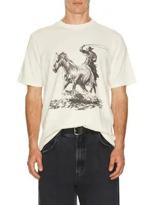 ONE OF THESE DAYS Reward Tee In White - Bone