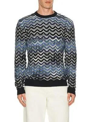 Missoni Crewneck Sweater - Blue Tones