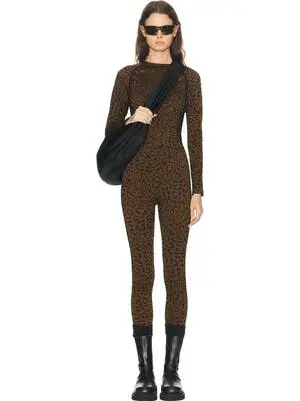Goldbergh Feline Baselayer Long Sleeve Top - Jaguar