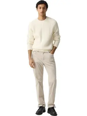 Theory Standard 5-pocket Brushed Corduroy Pants - Alabaster