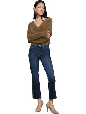 L'Agence Mira Cropped Bootcut Jean - Bolivia
