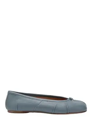 MAISON MARGIELA Tabi Leather Ballet Flats - Grey