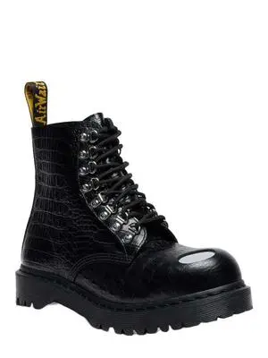 Dr. Martens 1460 Pascal Bex Steel Toe Leather Boots - Black