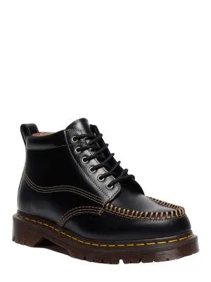 Dr. Martens Lowell Chukka Moc Toe Leather Ankle Boots - Black