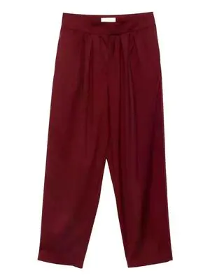 ARMARIUM Marlon Pleated Trousers - Red