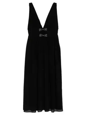 Cynthia Rowley Amelie Midi Dress - Black