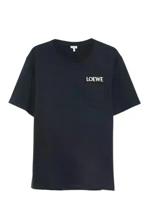 Loewe Pocket-detail T-shirt - Blue