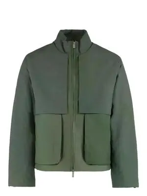 K-WAY Panelled Wool Jacket - Green