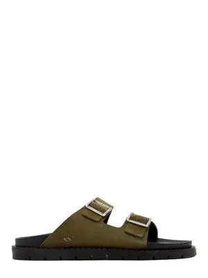 FORSA Curtis Buckle-strap Slides - Green