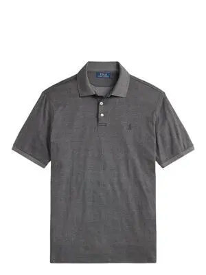 Polo Ralph Lauren Glen Checked Short-sleeve Polo Shirt - Grey