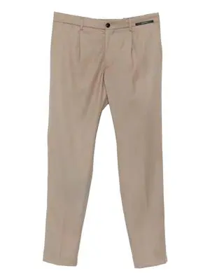 MICHAEL COAL Mc Denny Pleated Trousers - Neutrals