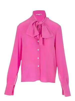 Stella McCartney Tie-neck Shirt - Pink