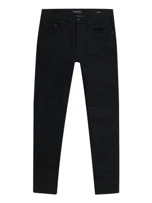 PURPLE BRAND Skinny Stretch Jeans - Black Raw2