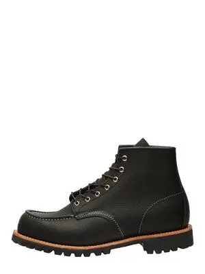 Red Wing 8-Inch Roughneck Boots Black Oil Slick