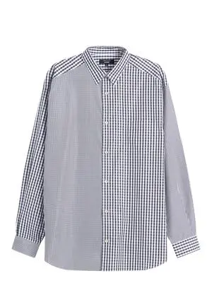 Comme Des Garçons Cotton Check Shirt - Black