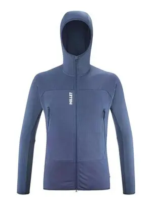 PASCAL MILLET Fusion Grid Hoodie - Blue