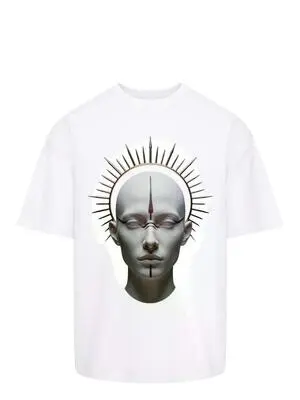 HAMZA Monarh Graphic T-shirt - White