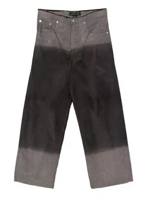 FEDERICO CINA Dip-dye Trousers - Grey