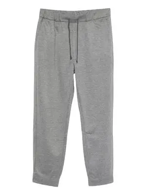 Marina Rinaldi Patterned Drawstring-waist Trousers - Grey