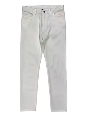 Zegna Logo-patch Trousers - White