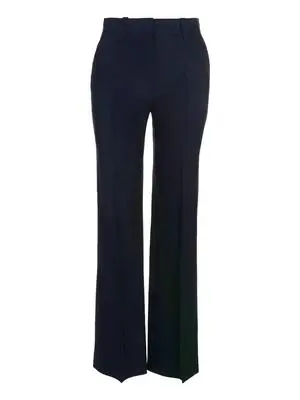 Victoria Beckham Flared-leg Trousers - Blue