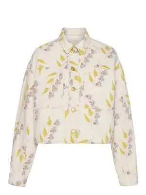 Ulla Johnson Bobbi Cropped Jacket - Infinite Flower