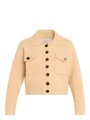 Anna Quan Reagan Bouclé Knit Jacket - Camel