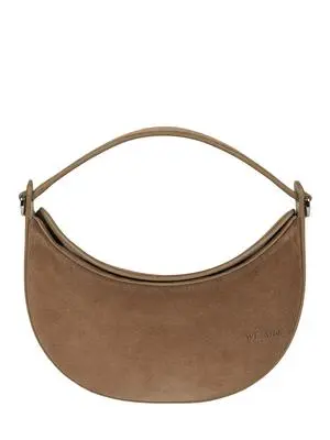 WE-AR4 The Eclipse Suede Crossbody Bag Dune