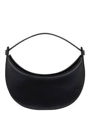 WE-AR4 The Eclipse Polished Leather Crossbody Bag - Black