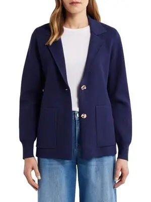CITY BLUES Sweater Blazer - Midnight