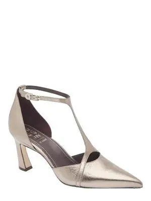 27 EDIT NATURALIZER Ezlyn T-strap Pointed Toe Pump - Patina Pewter