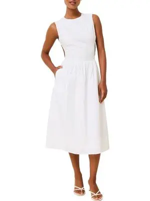 Solid & Striped Sabine Sleeveless Sundress - Optic White