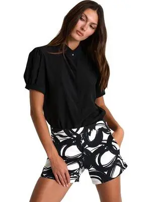 Shan Straight-Cut Shorts Multi Print
