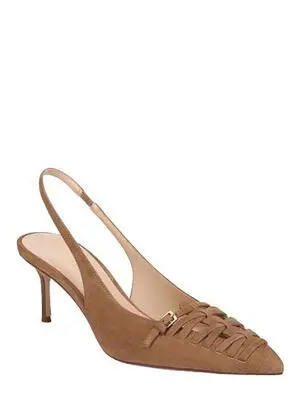 Veronica Beard Rashida Slingback Pump - Chestnut
