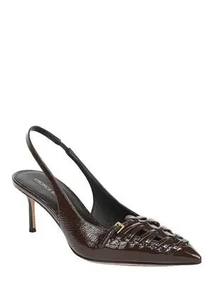 Veronica Beard Rashida Slingback Pump - Mocha