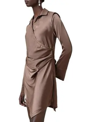 ALLSAINTS Tira Mini Dress - Cumin Brown