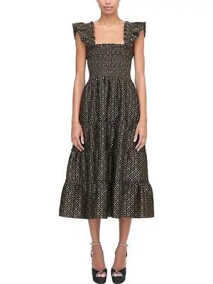Hill House Home The Ellie Nap Dress - Metallic Brocade