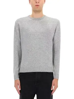 Aspesi Ribbed Crewneck Sweater - Grey