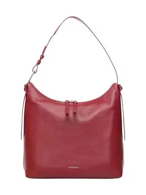 COCCINELLE Malory Small Leather Shoulder Bag - Red
