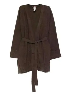 Marina Rinaldi Unito Belted Cardigan - Brown