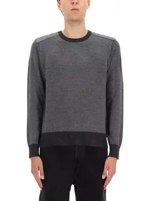 Belstaff Patterned Sweater - Grey