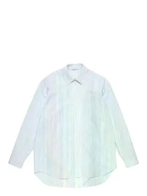 Acne Studios Striped-pattern Pocket Shirt - White