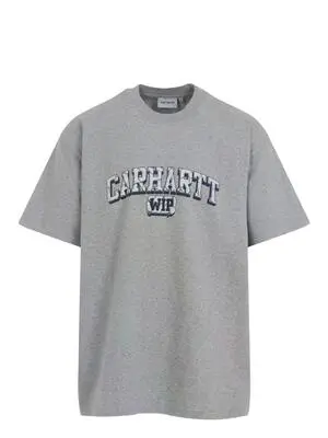 Carhartt Work In Progress S/s Heavy Duty Logo T-shirt - Grey