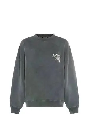 ANINE BING Lettering Print Sweatshirt - Black
